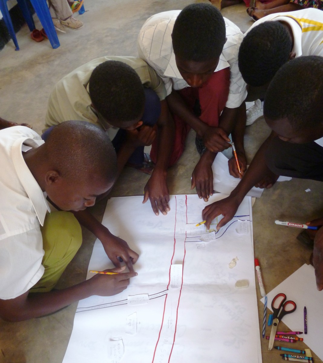 Community mapping with children – children in emergencies toolkit